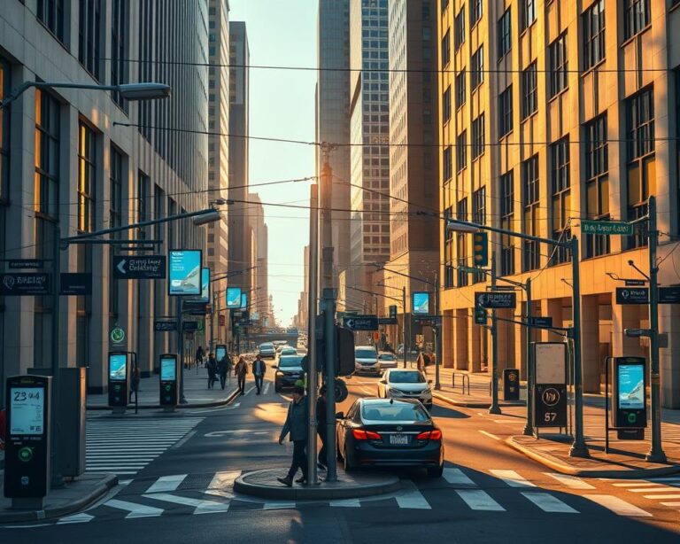 By using smart parking, cities can fight traffic jams and make urban ...